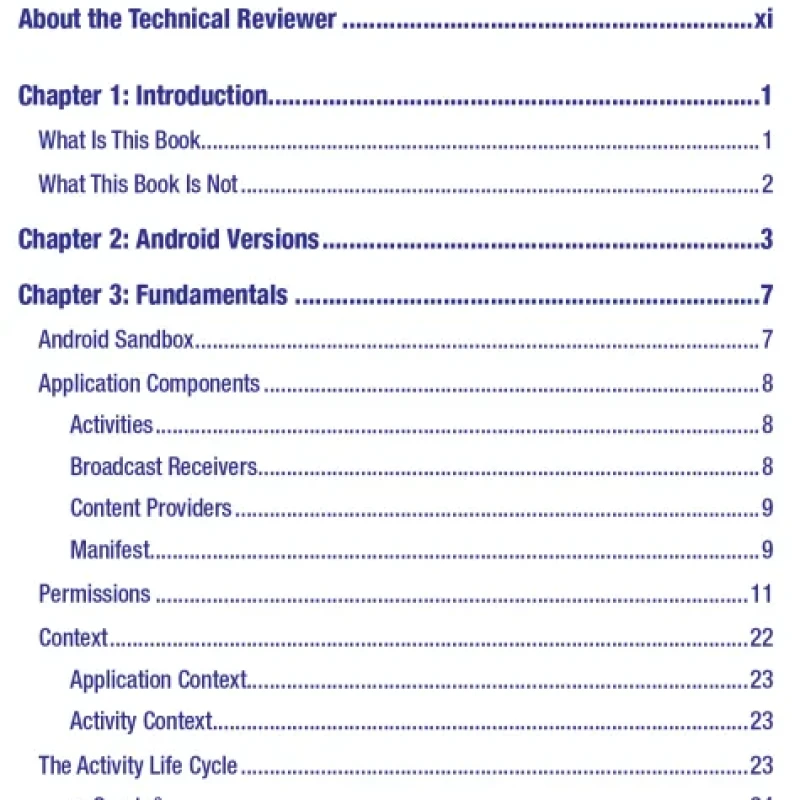 Android Software Internals Quick Reference