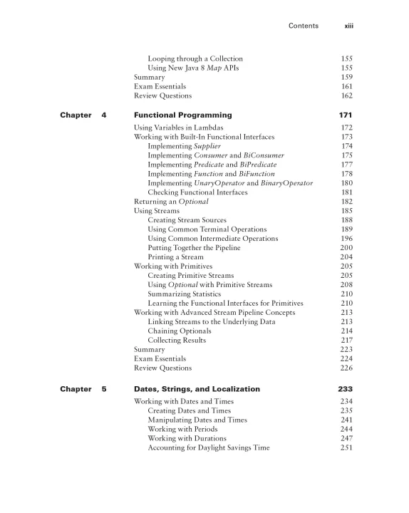 BIA OCP Oracle Certified Professional Java Se 8 Programmer II Study Guide Exam 1Z0-809