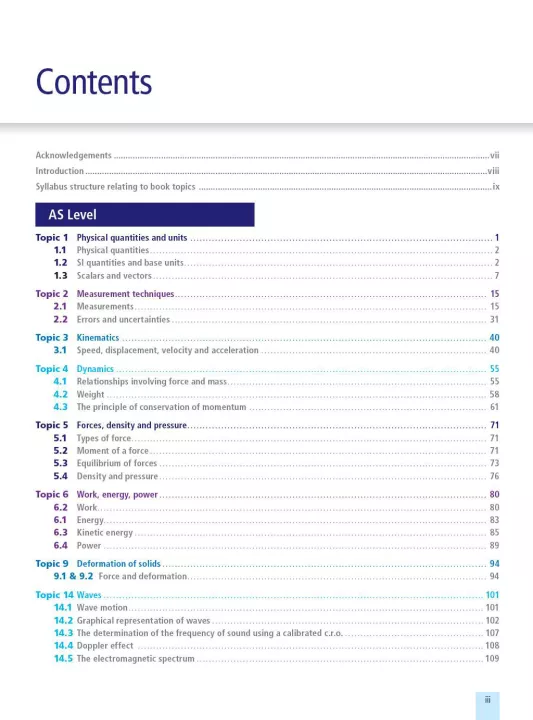 Cambridge International AS and A Level Physics, 2nd edition [ màu ]