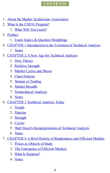 CMT Level I 2016 An Introduction to Technical Analysis