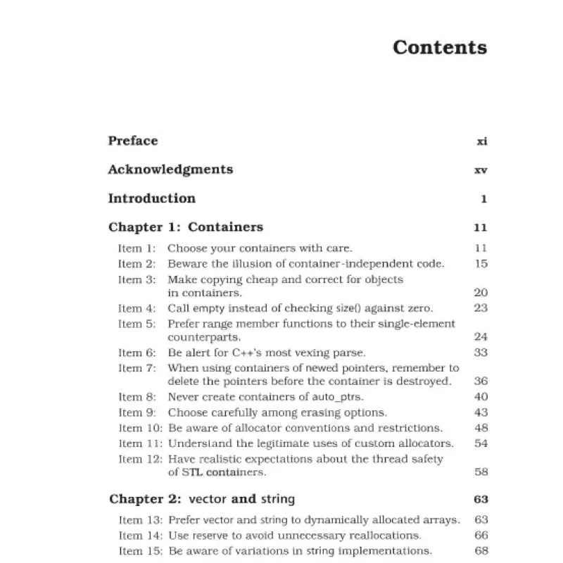 Effective STL : 50 Specific Ways to Improve Your Use of the Standard ...