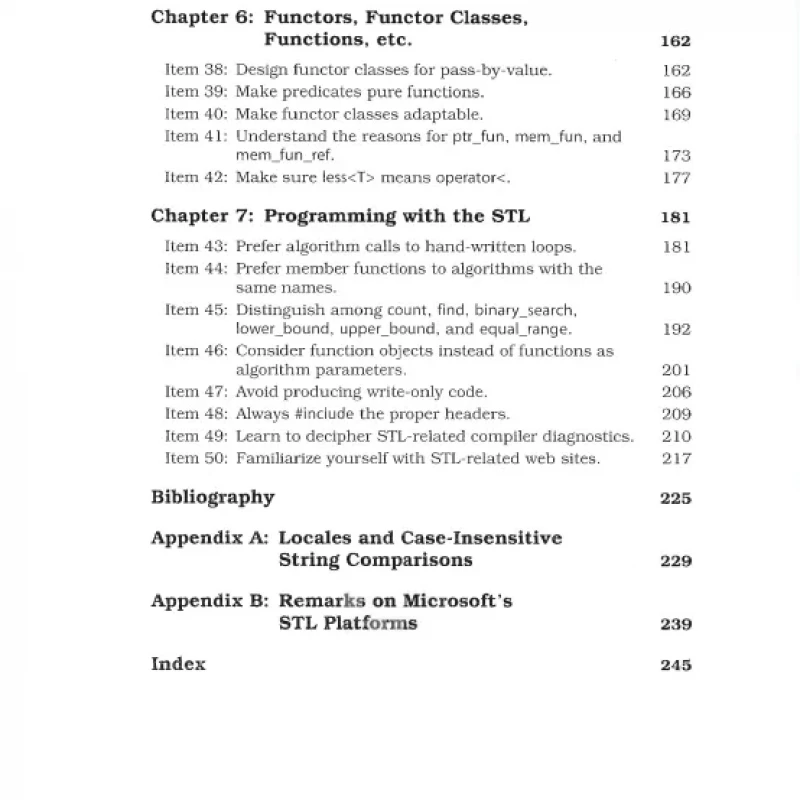 Effective STL : 50 Specific Ways to Improve Your Use of the Standard ...
