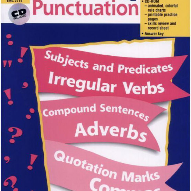 Grammar and Punctuation, Grade 1-6 (Sách đen trắng)