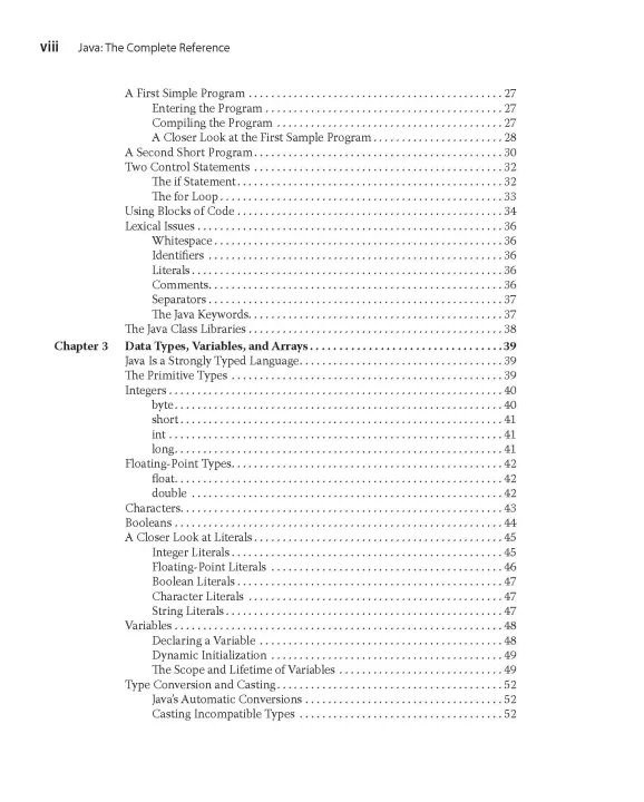 Java: The Complete Reference