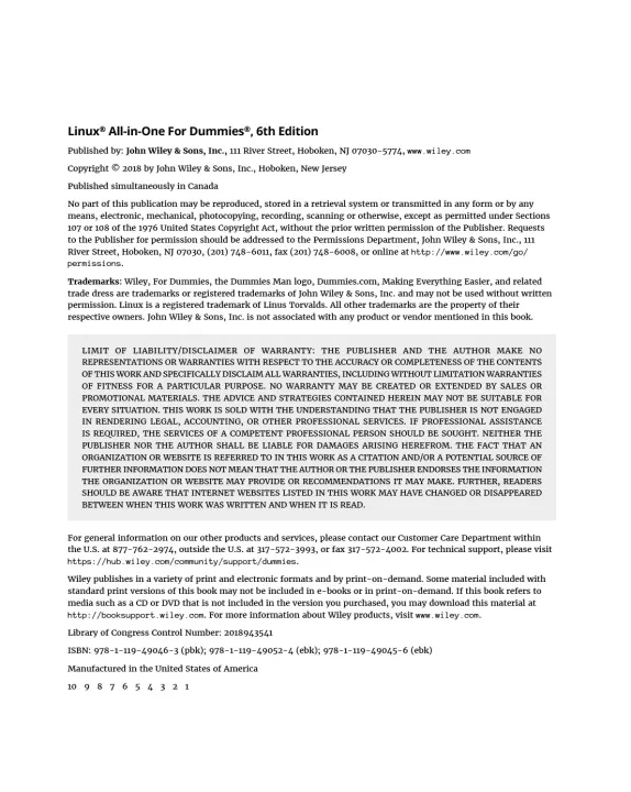 Linux All-In-One For Dummies