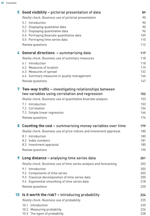 Quantitative Methods for Business Management