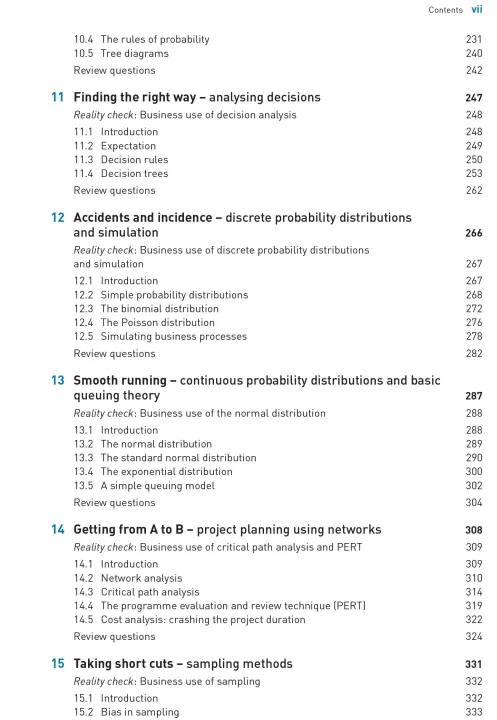 Quantitative Methods for Business Management