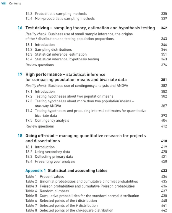 Quantitative Methods for Business Management