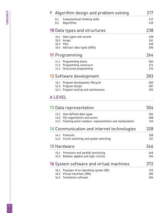 Sách Cambridge International AS and A Levels Computer Science