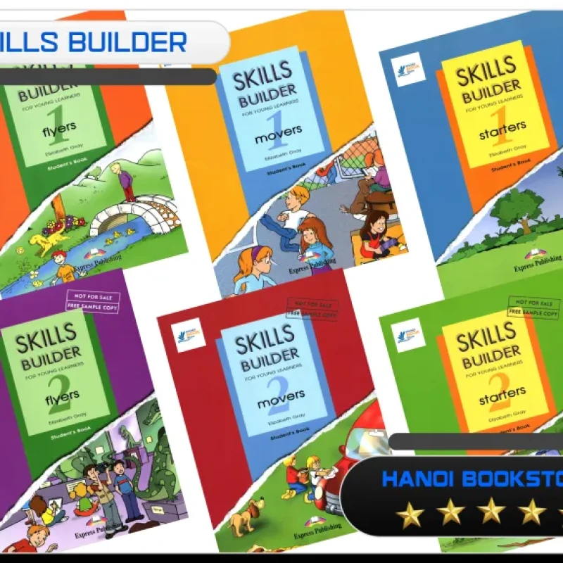 Skill Builder có đủ 3 cấp độ Starters, movers, flyers - Tặng Kèm Audio
