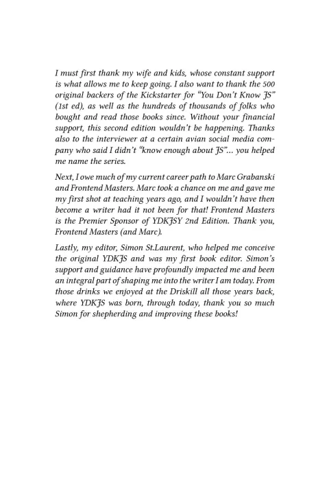 You Don't Know JS Yet